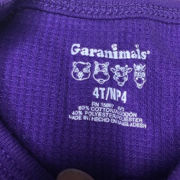 Garanimals | Shirts & Tops | Garanimals Set Of 2 Long Sleeve Girls Size ...